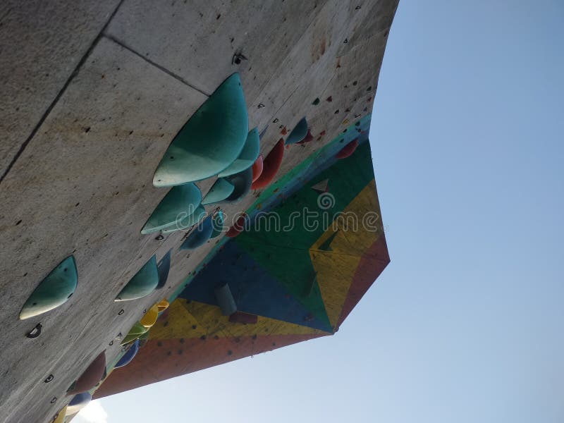 Rock Climbing Training Ground Stock Image - Image of sport, track ...