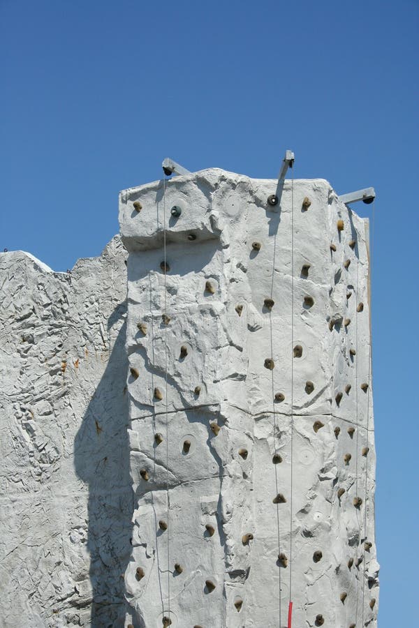 Rock Climbing Wall stock photo. Image of active, recreation - 3135352