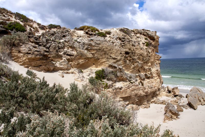 Rock on the Coast, Flinders Chase National Park. Australia Stock Photo ...