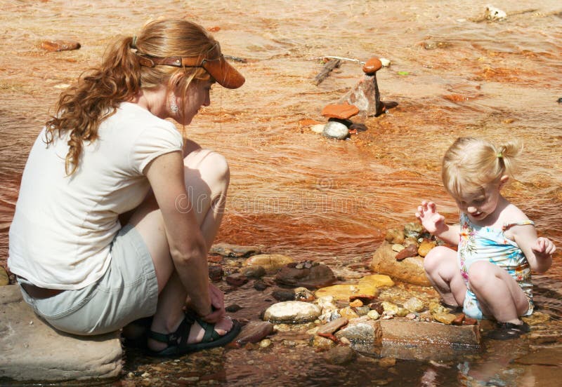 A Rock Collection stock photo. Image of daughter, hands - 5399416