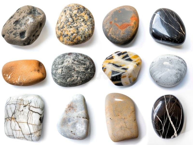 Rock Collection: Geological Specimen Display Stock Image - Image of ...