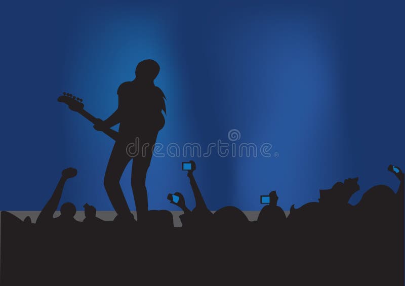 Rock Concerts Stock Illustrations – 372 Rock Concerts Stock ...