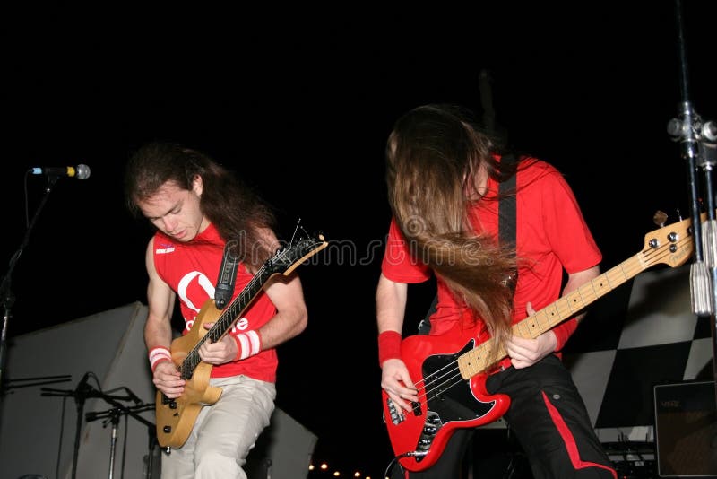 Rock concert editorial stock photo. Image of heavy, hair - 7649928