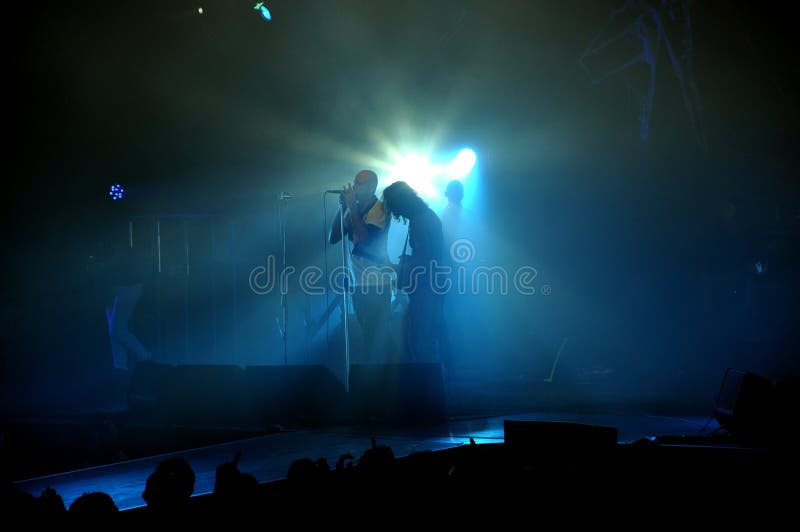 Rock concert in Italy editorial photo. Image of excited - 23139861