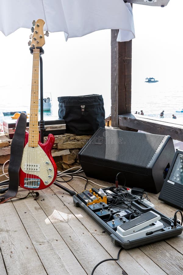 Rock concert stage stock photo. Image of presentation - 97320316