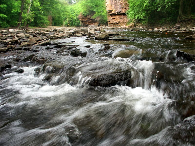Rock River Valley - Illinois Stock Image - Image of state, woods: 15542553