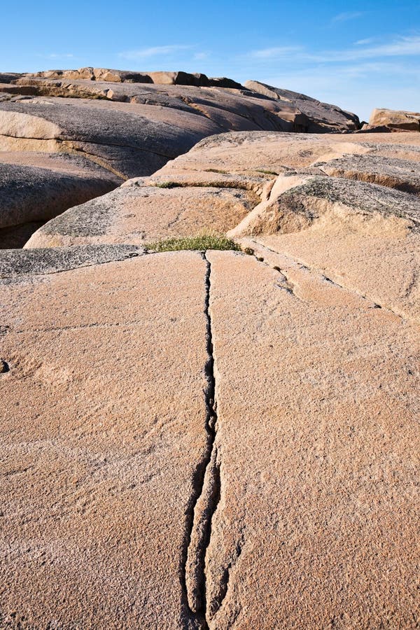 Rock crevice stock photo. Image of formations, blue, formation - 74908184