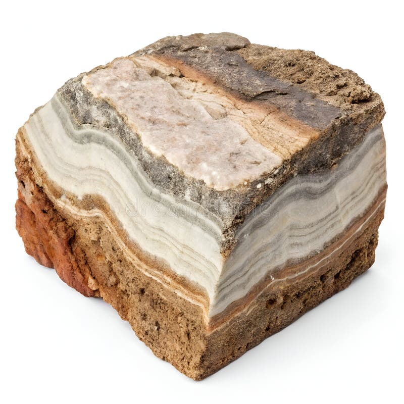 Rock Cross Section stock illustration. Illustration of mineral - 356436883