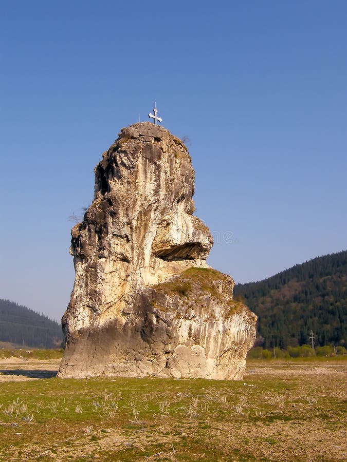 The Statue of Dacian King Decebalus Editorial Image - Image of head ...