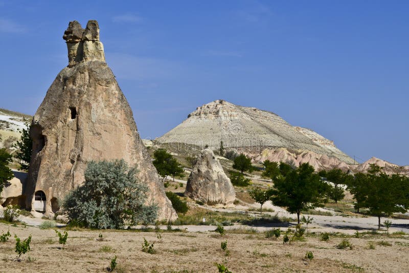 Rock-cut Churches in Cappadocia Stock Photo - Image of nature, rock ...