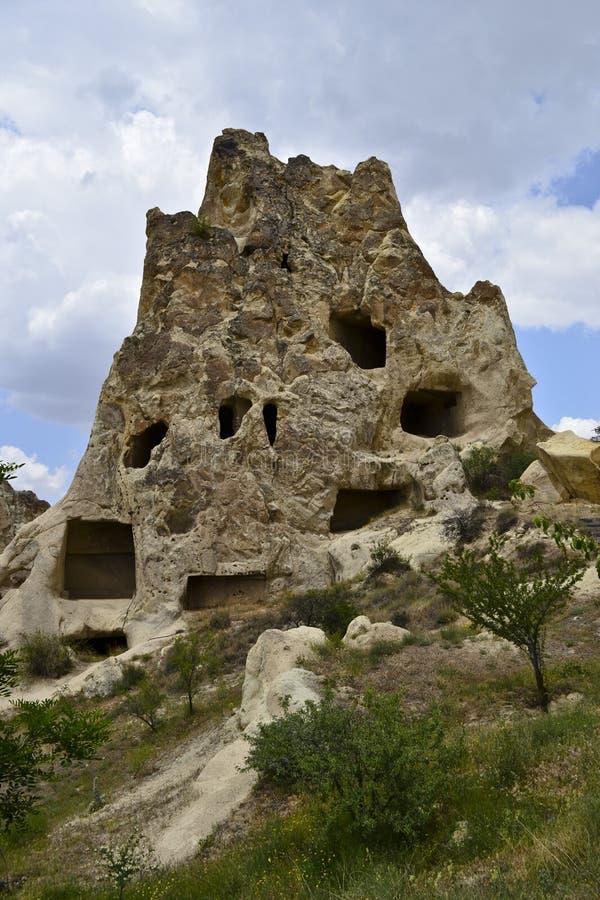 Rock-cut Churches in Goreme Open Air Museum Stock Photo - Image of ...