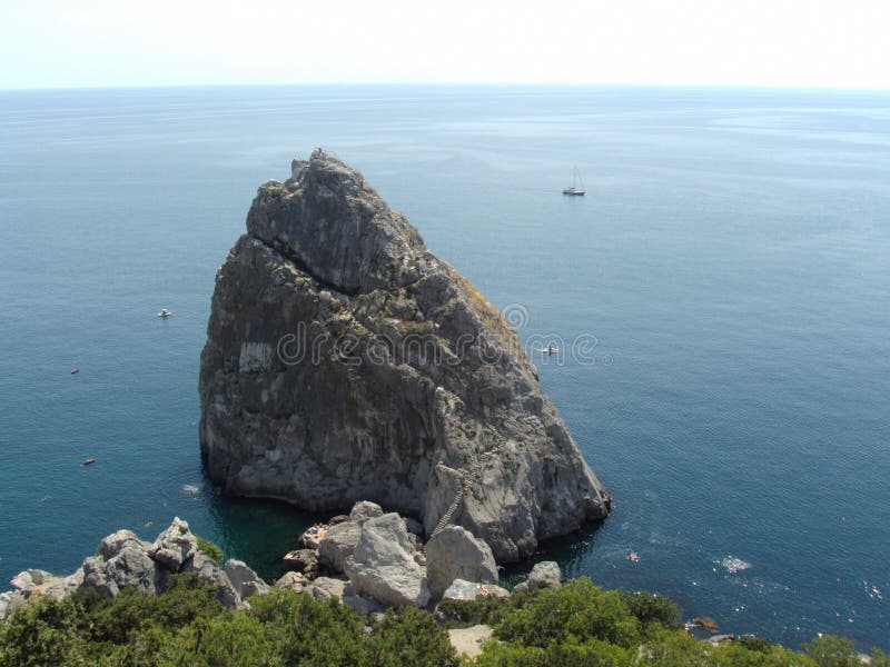 Rock Diva, Simeiz, Crimea, Ukraine Stock Photo - Image of rock ...