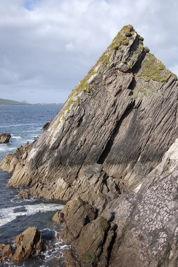Rock at Dunquin Harbour, Slea Head; Dingle Peninsula Stock Image ...