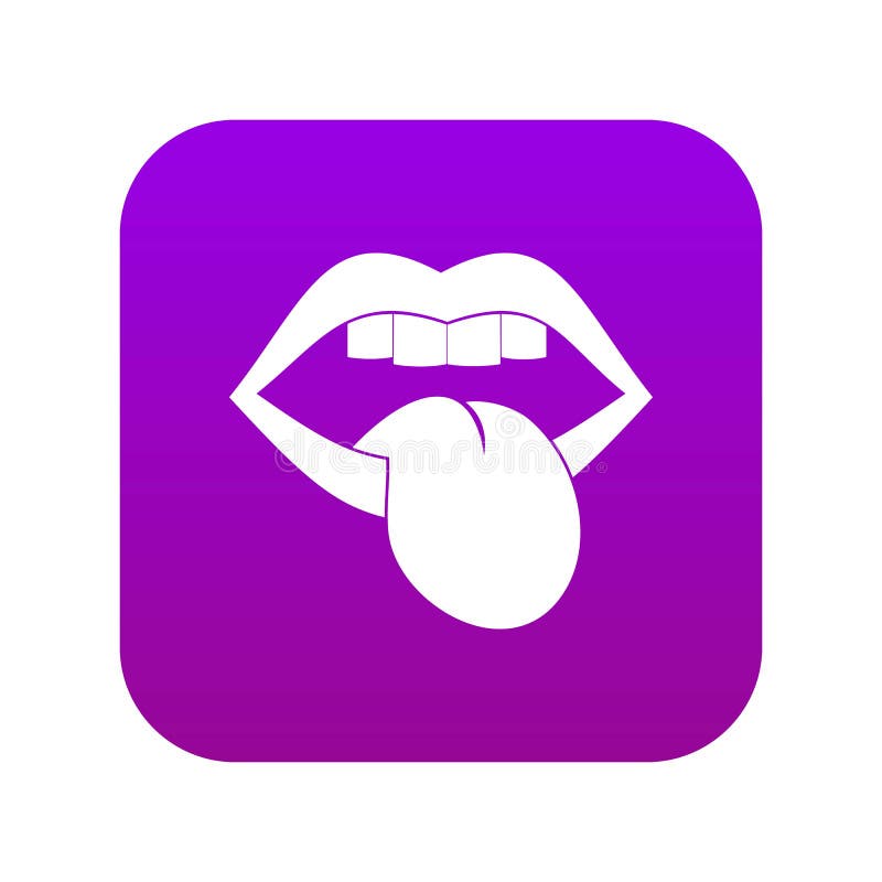 Rock Emblem Icon Digital Purple Stock Vector - Illustration of simple ...