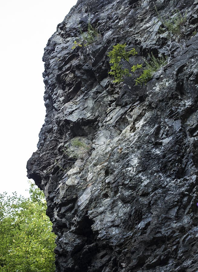 Face Shaped Rock Formation. Stock Photo - Image of natural, sandstone ...