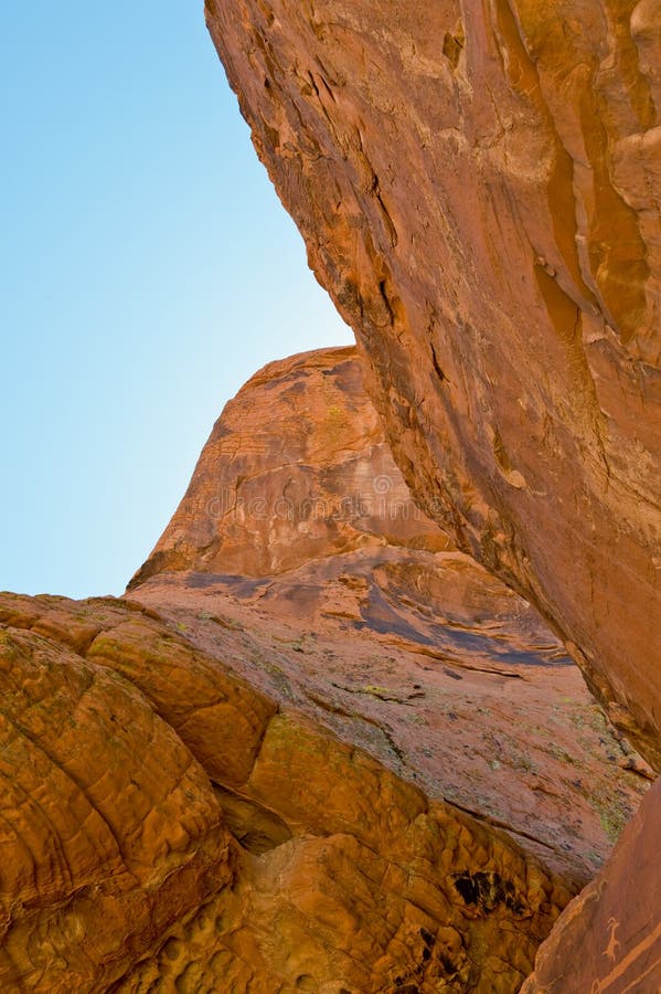 Rock Face in Valley of Fire Stock Image - Image of rock, mountain: 6669757