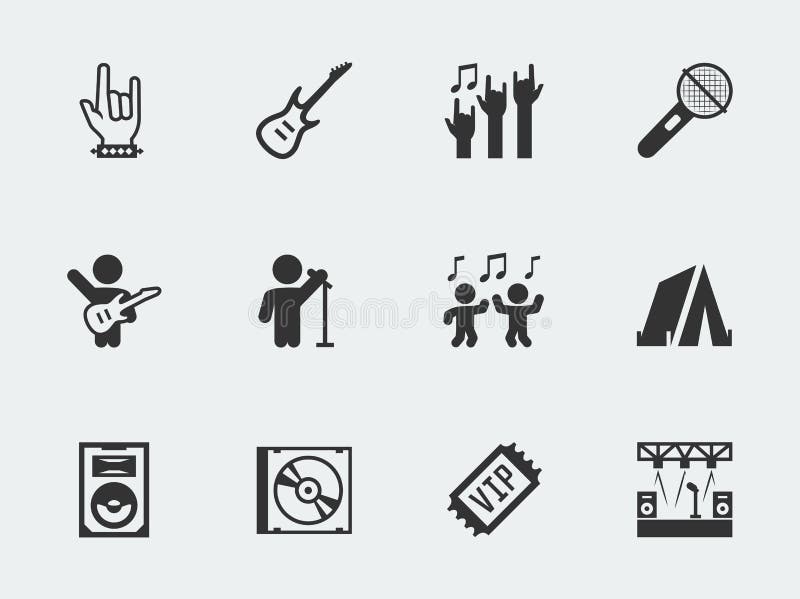 Concert Icon Vector Sign and Symbol Isolated on White Background Stock ...