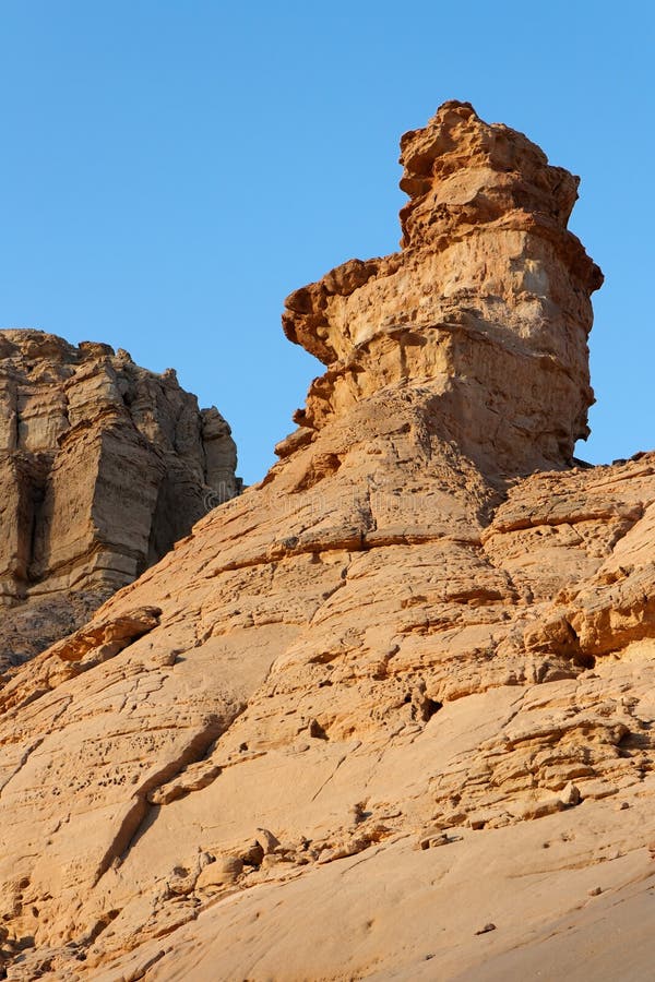 Rock Finger in Stone Desert Stock Image - Image of sandstone, boulders ...
