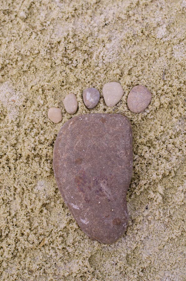 Rock foot stock image. Image of relax, sand, shape, travel - 57603063
