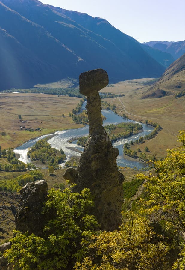 Rock in the foreground stock photo. Image of travel, beauty - 31472928