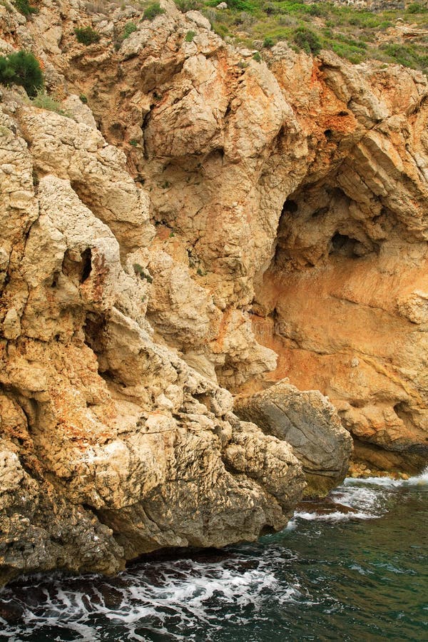 Rock formation stock image. Image of minerals, rock, natural - 3261035