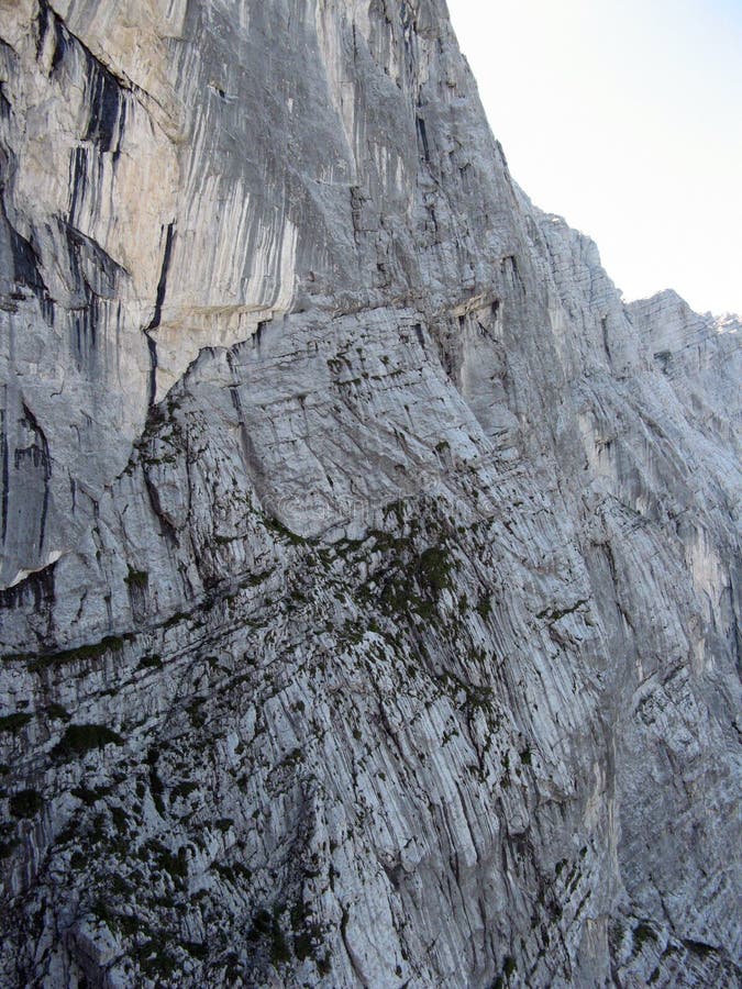 Rock formation in the alps stock photo. Image of mountain - 212559476