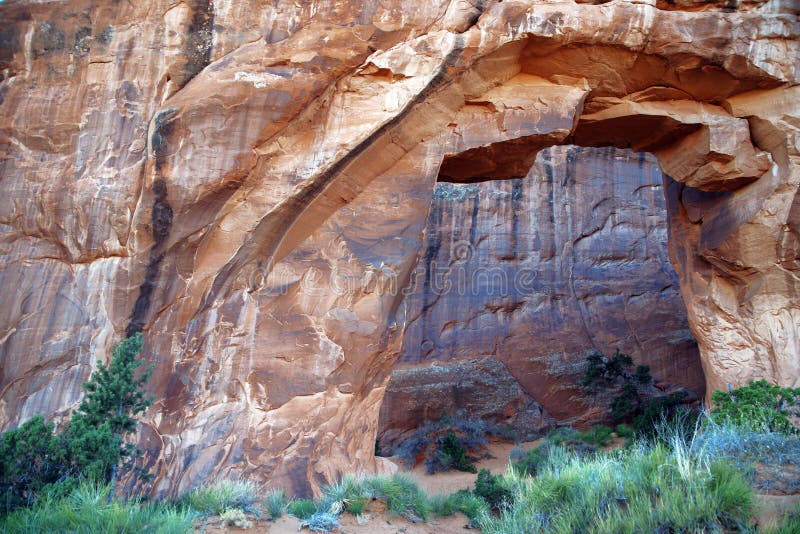 Rock Formation in Arches National Park, Utah, USA Stock Photo - Image ...