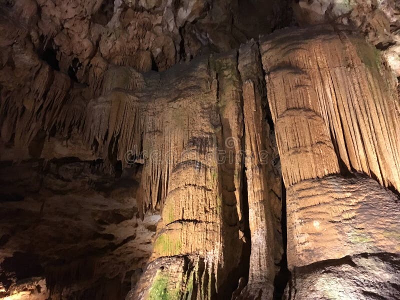 Rock Formation in Cave stock image. Image of nature - 193164739