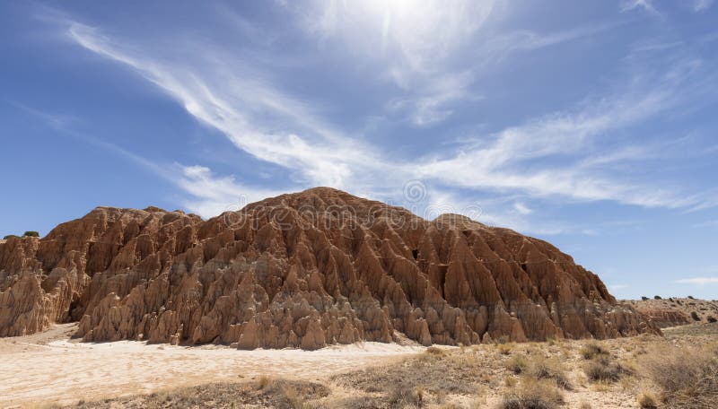 Rock Formation in the Desert of American Nature Landscape. Stock Image ... Rock Formation in the Desert of American Nature Landscape. Stock Image ...