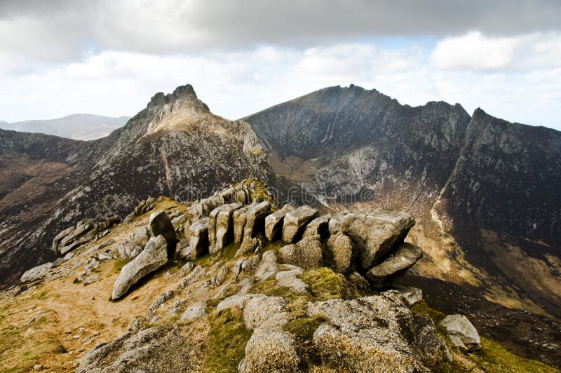 Rocky outcrop, Arran stock image. Image of stone, arran - 560041
