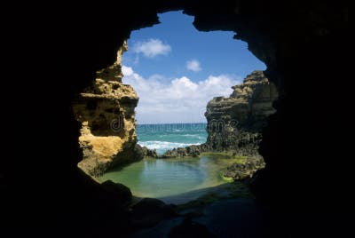 Rock formation the Grotto stock image. Image of great - 6728035