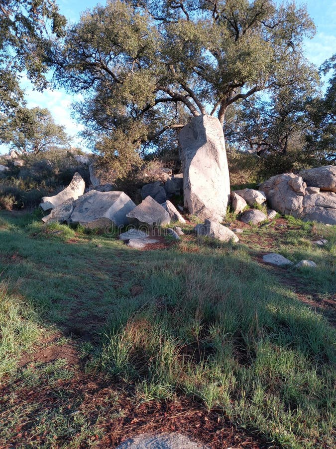 Rock Formation in the Hills of Southern California Stock Photo - Image ...