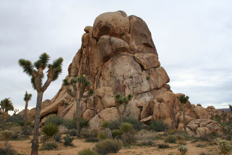 Rock Formation in Joshua Tree CA 04284 Stock Photo - Image of outdoor ...