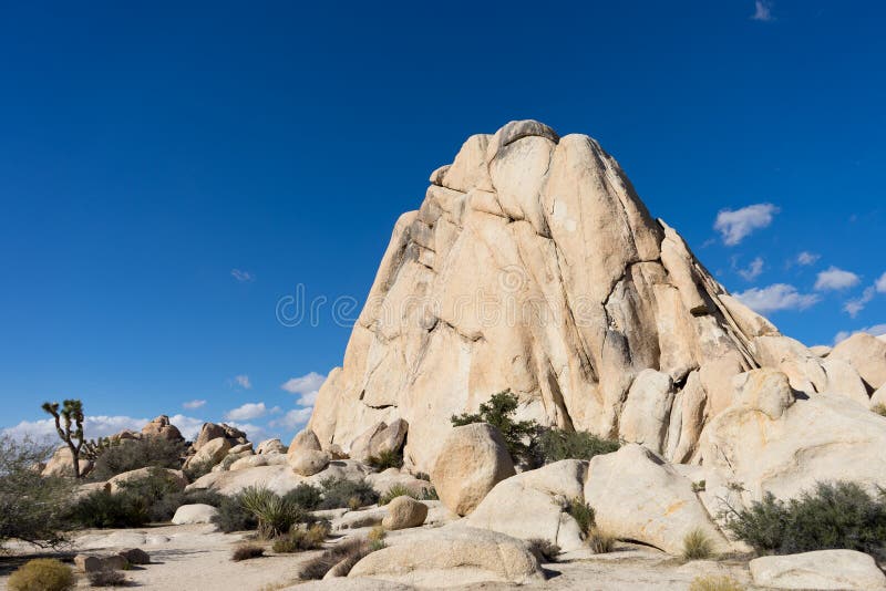 Rock Formation in Joshua Tree National Park Stock Photo - Image of ...