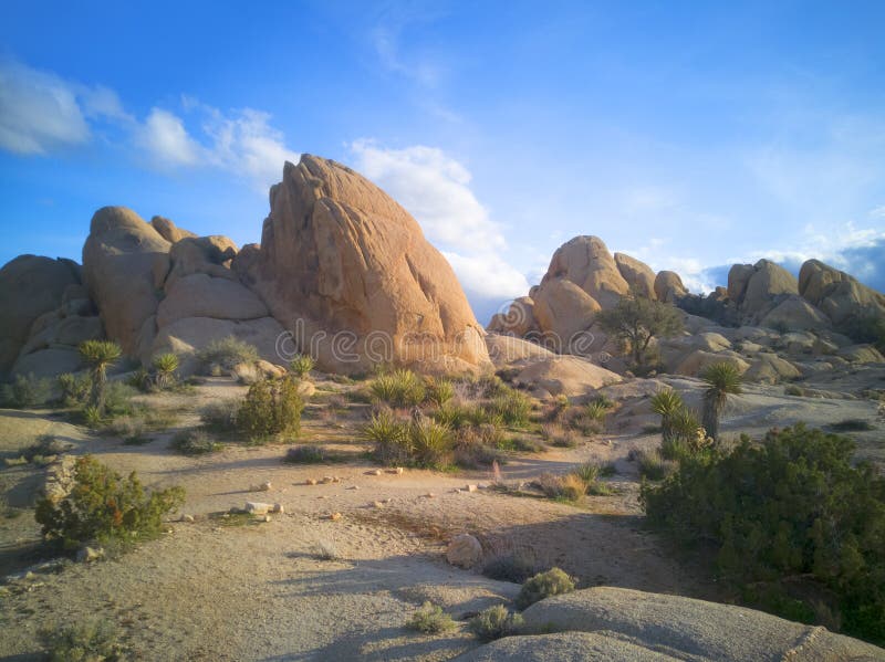 Rock Formation in Joshua Tree National Park Stock Photo - Image of ...