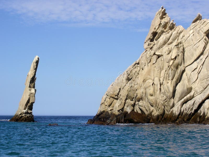 Rock Formation in the Ocean Stock Image - Image of blue, vacation: 4687559