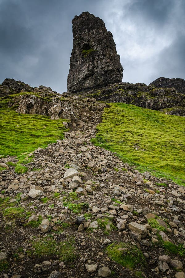 A Rock Formation in Old Man of Storr, Isle of Skye, Scotland Stock ...