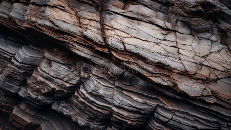 Rock Formation Texture Close Up Photo Stock Illustration - Illustration ...