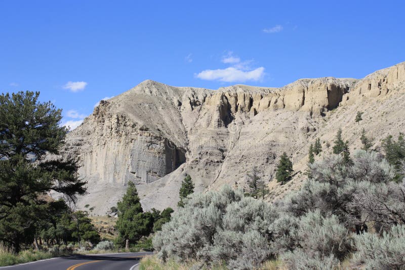 Rock Formation at Yellowstone National Park Stock Photo - Image of ...