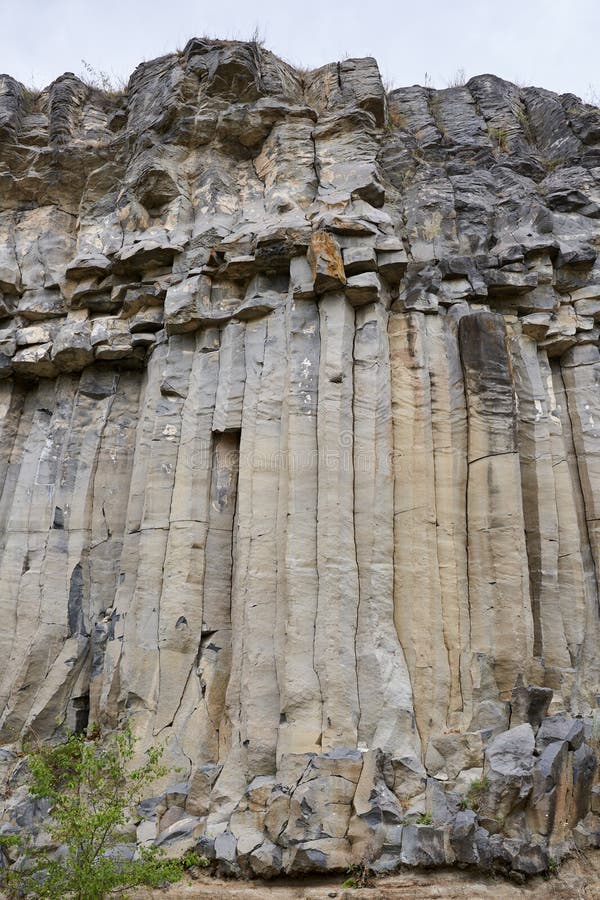 Rock Formations in an Abandoned Quarry Stock Image - Image of basalt ...