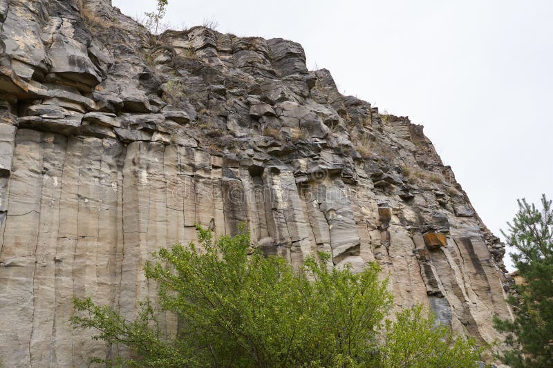Rock Formations in an Abandoned Quarry Stock Image - Image of hard ...