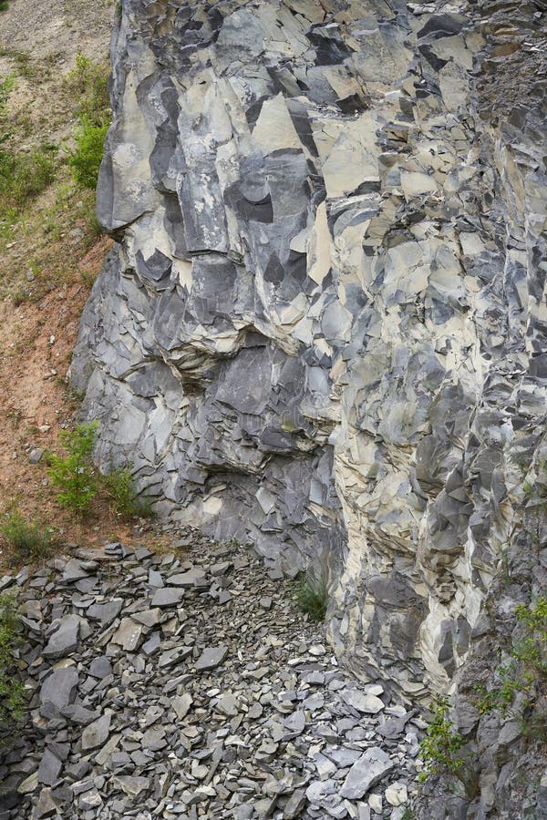 Rock Formations in an Abandoned Quarry Stock Photo - Image of erosion ...