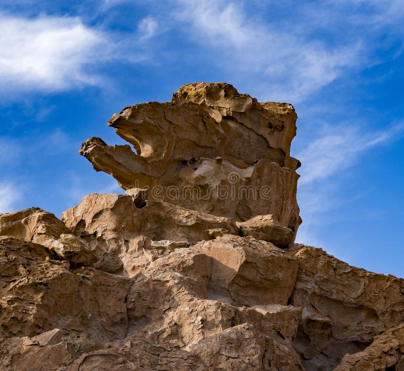 Rock Formations in Bolivia at 16,000 Feet Elevation, Carved by Constant ...