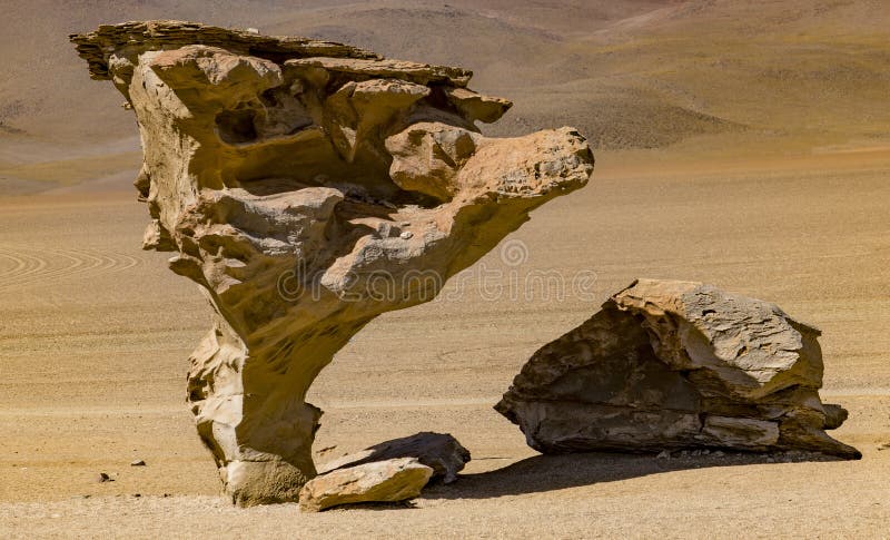 Rock Formations in Bolivia at 16,000 Feet Elevation, Carved by Constant ...