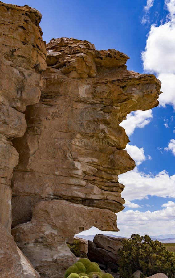 Rock Formations in Bolivia at 16,000 Feet Elevation, Carved by Constant ...