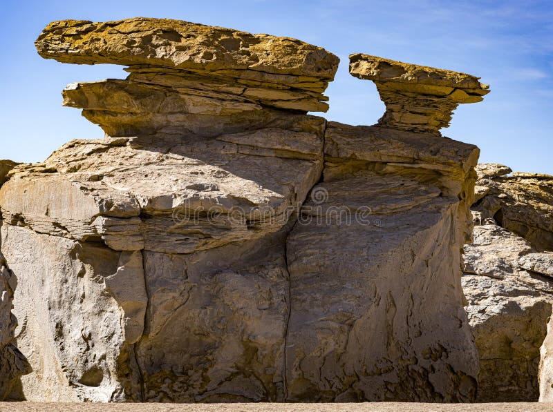 Rock Formations in Bolivia at 16,000 Feet Elevation, Carved by Constant ...