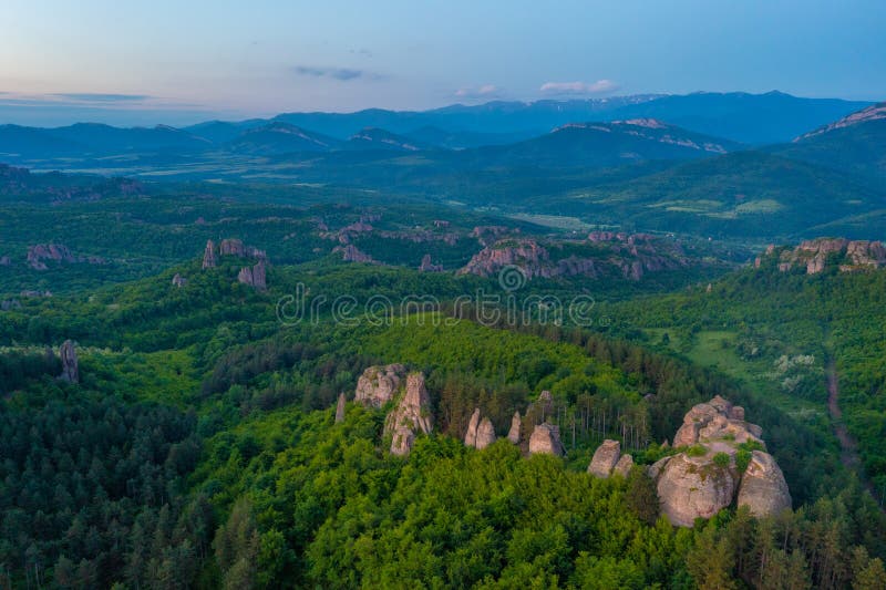 Rock Formations Called Belogradchik Rocks in Bulgaria. Stock Image ...