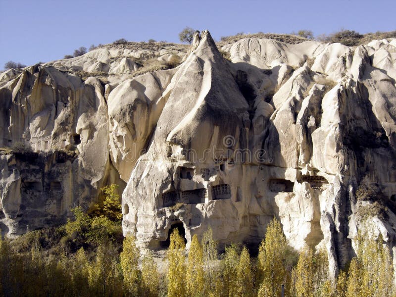 Rock Formations in Cappadocia, Turkey Stock Image - Image of park ...