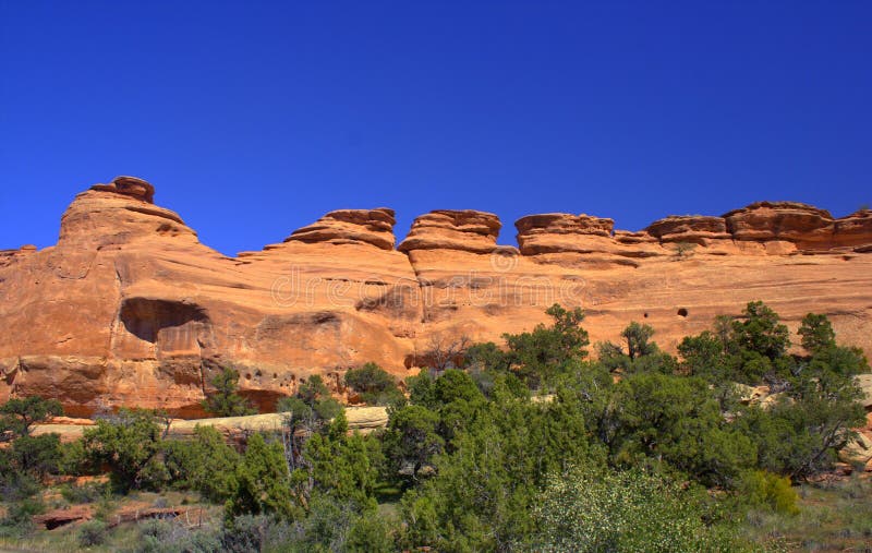 Rock Formations in Colorado National Monument 2 Stock Image - Image of ...