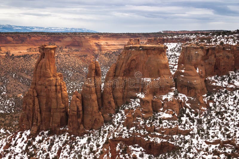 Rock Formations of Colorado National Monument Stock Photo - Image of ...